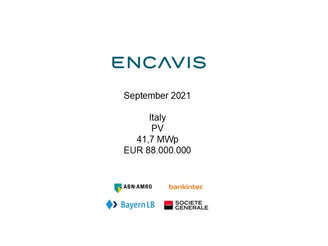 Project Finance | Encavis